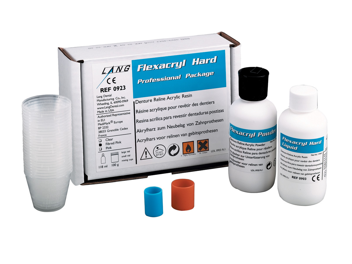 Flexacryl Hard Professional Package Clear from Central Dental