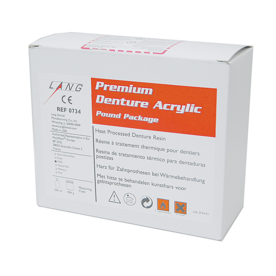 Premium Denture Acrylic 1 Lb Powder Meharry from Central Dental